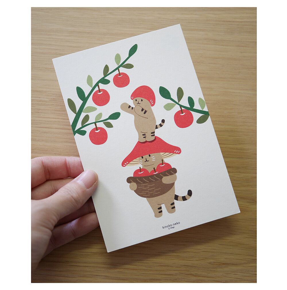Mushroom cat Postcard | Kinoko Neko – ZAKKAsine