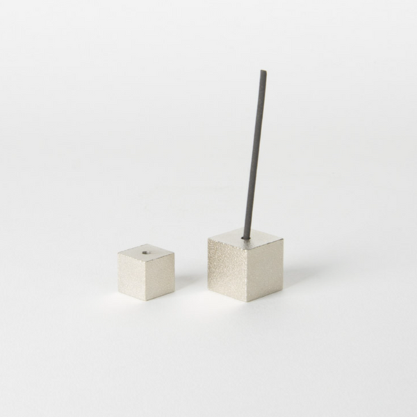 Cube Incense Holder | Silver – ZAKKAsine